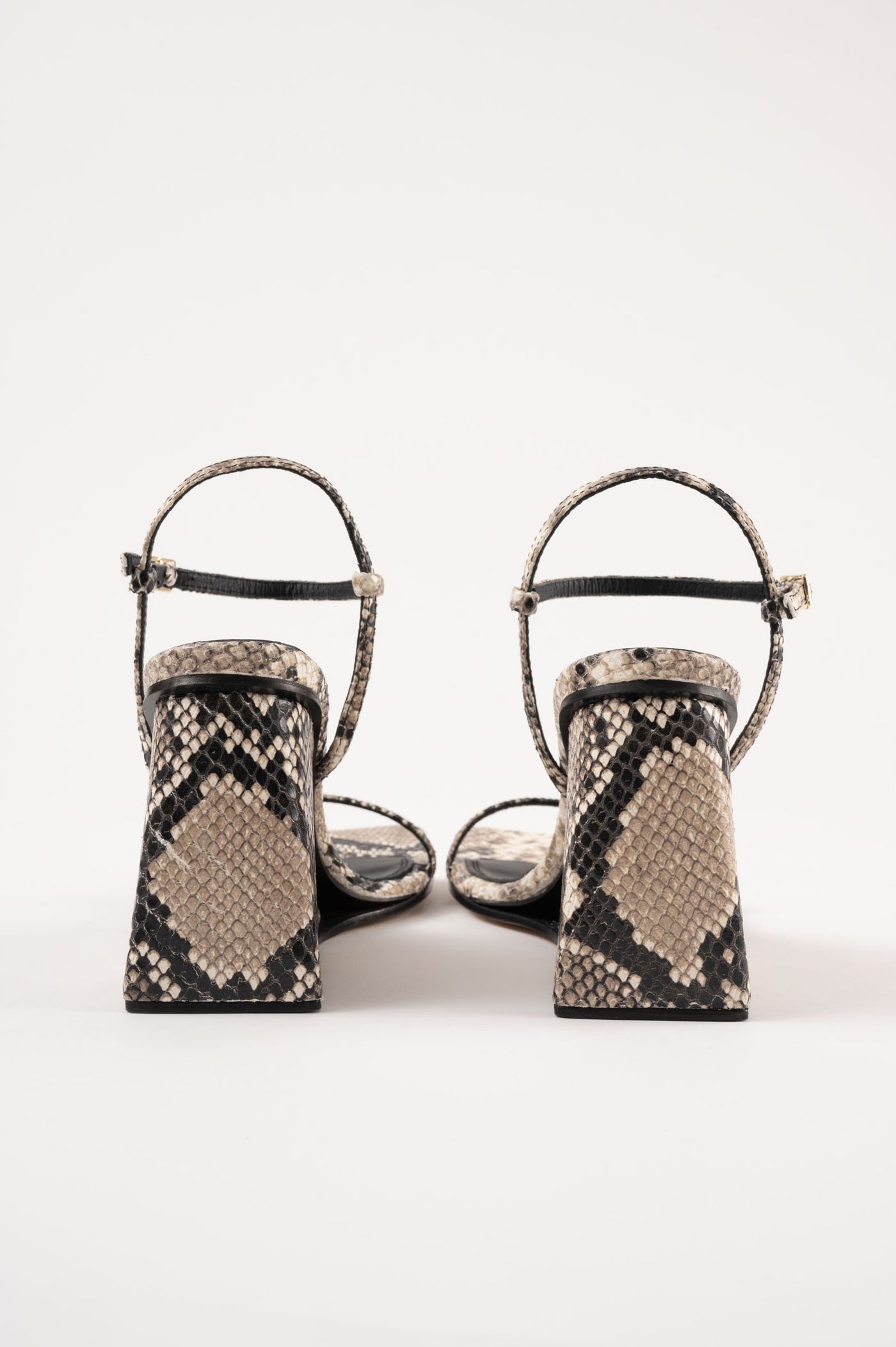MIRTA - Beige Python Leather Sandals – Souliers Martinez MIRTA - Beige Python Leather Sandals – Souliers Martinez